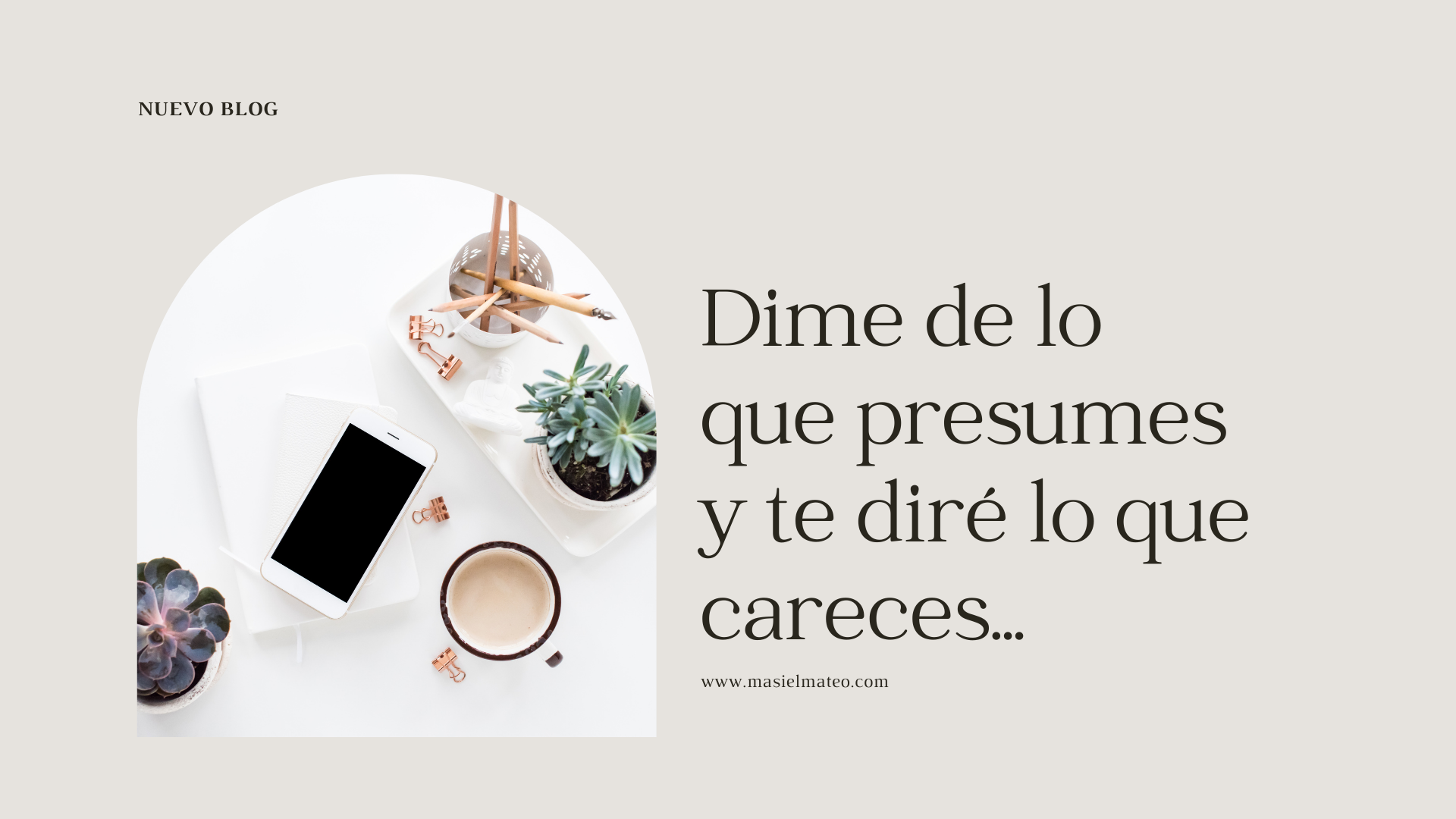 Dime de lo que presumes y te diré de lo que careces. - Conocer el ...