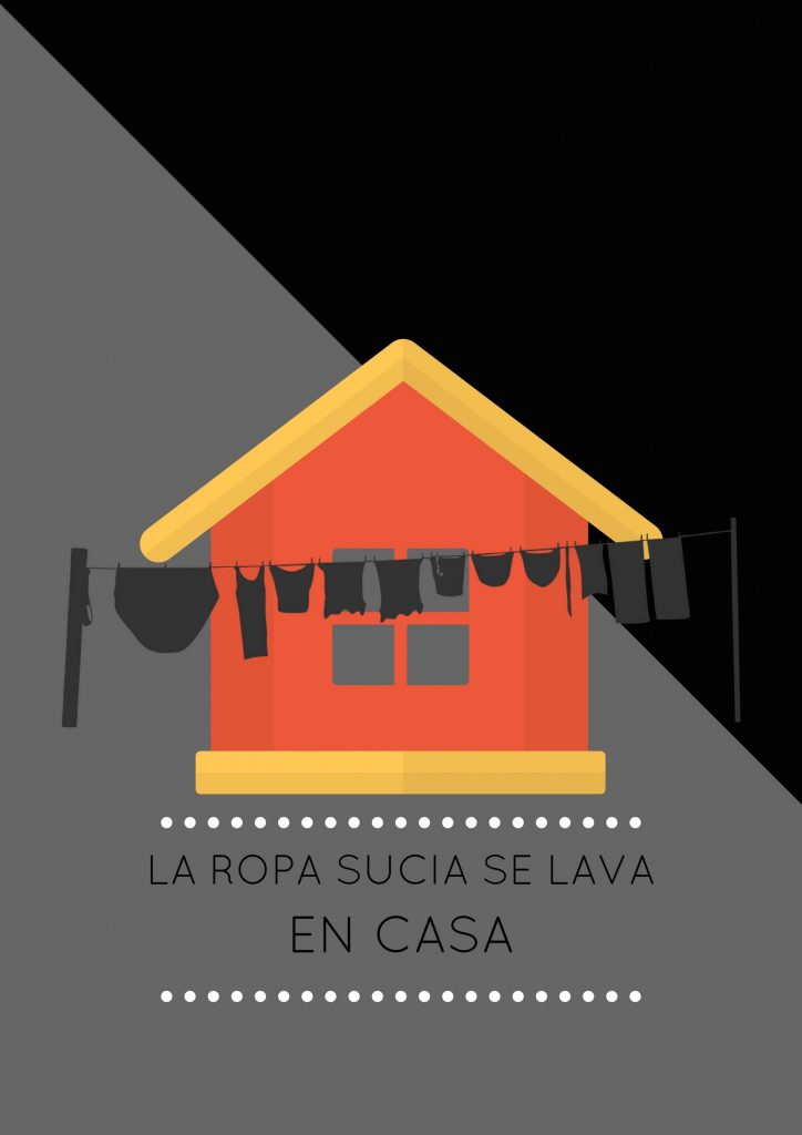 La ropa sucia se lava en casa. - Conocer el Castellano